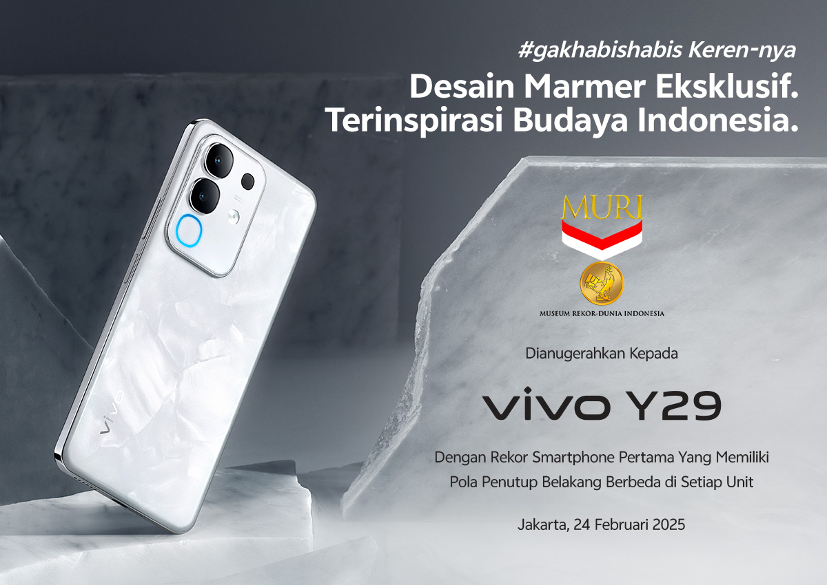 Jual vivo Y29 (8/256) - Design Marmer Eksklusif, 6500mAh Tahan 3 Hari, Tahan Banting Ekstrem, AI ...