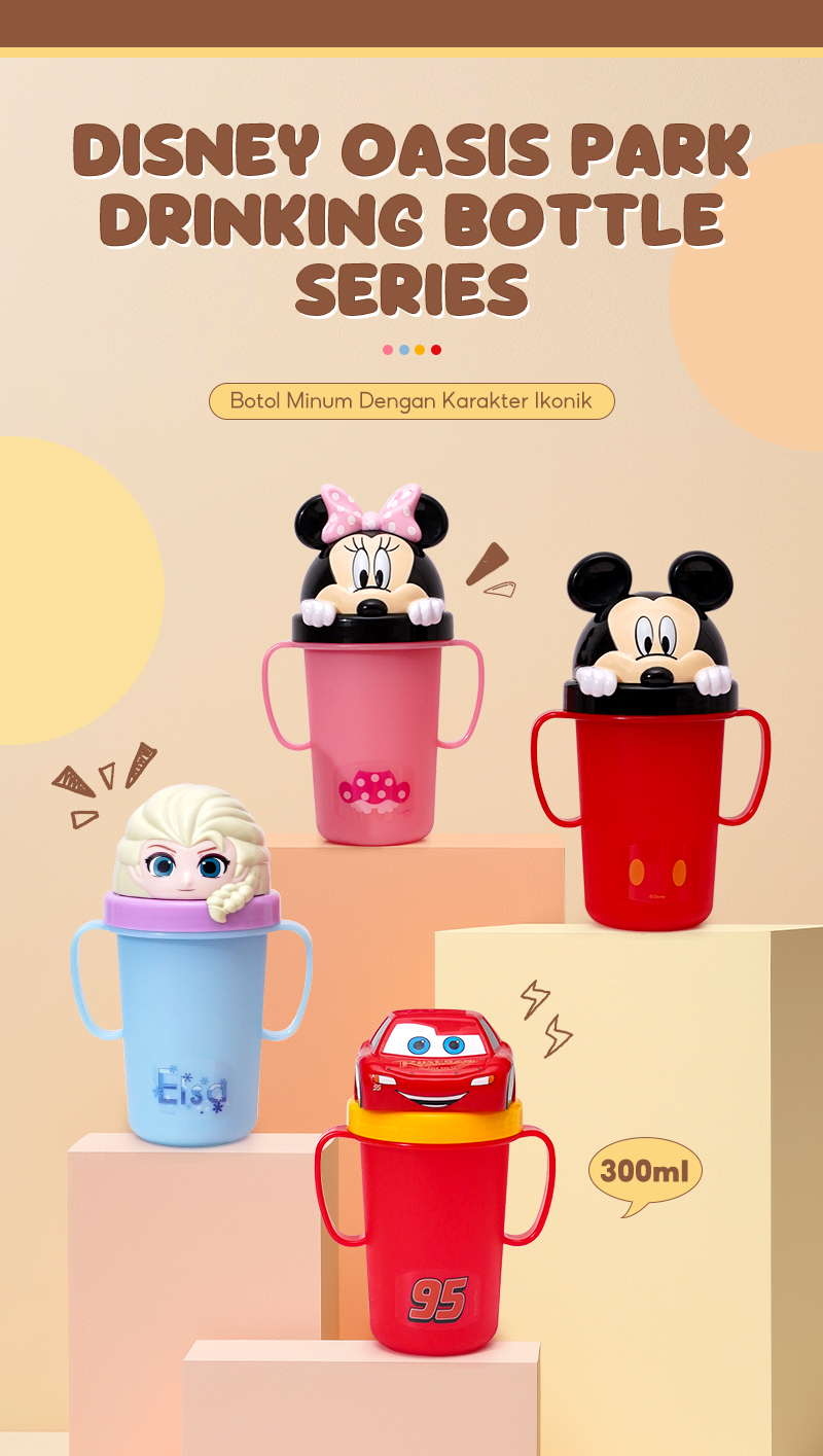 Jual 【OHSOME x Disney】-Oasis Park Botol Minum Untuk Anak Seri Disney ...