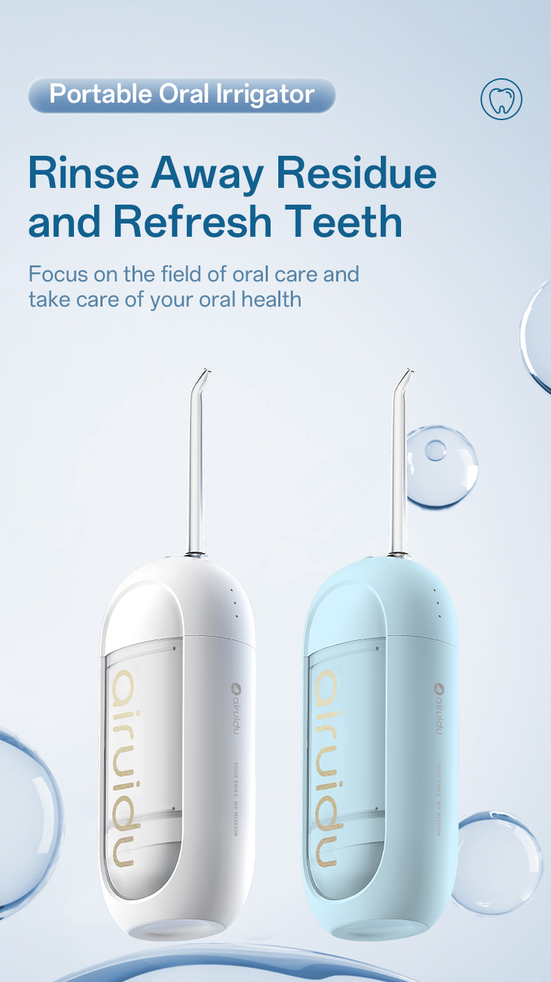 Jual Airuidu CF560 Water Flosser Dapat Dilipat 150ML Water Floss ...