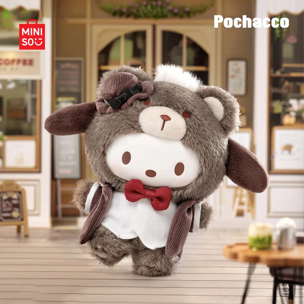 Jual Miniso X Sanrio Family British Afternoon Tea Vinyl Face Plush Key ...