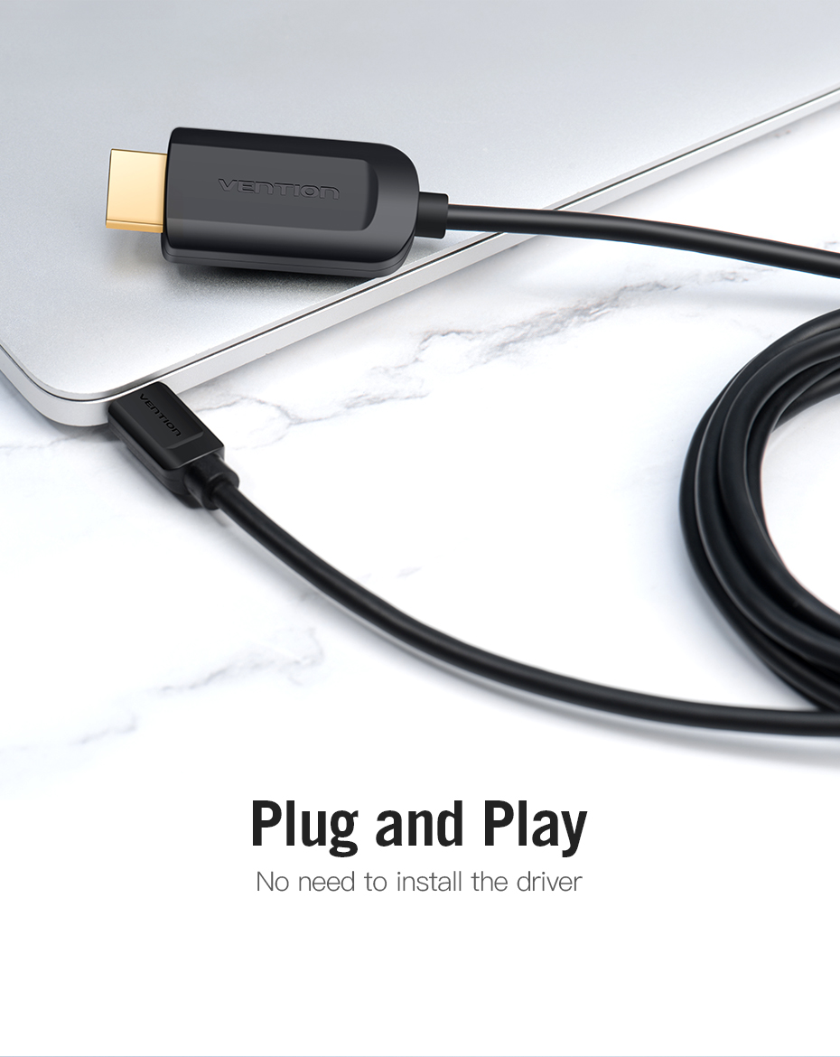 Jual Kabel Type C Usb C to HDMI Vention CGU CGR Converter Male Adapter for Mac Android ...