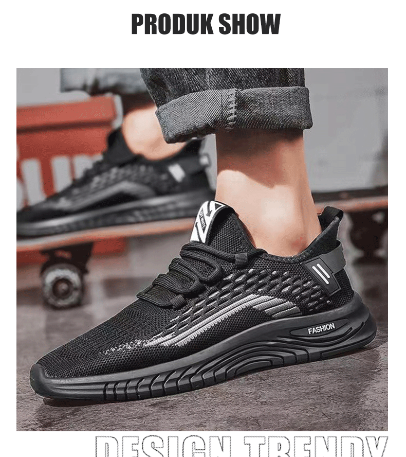 Jual Leedoo Sepatu Pria Sneakers Casual Running Sepatu Cowo Bahan Kain ...