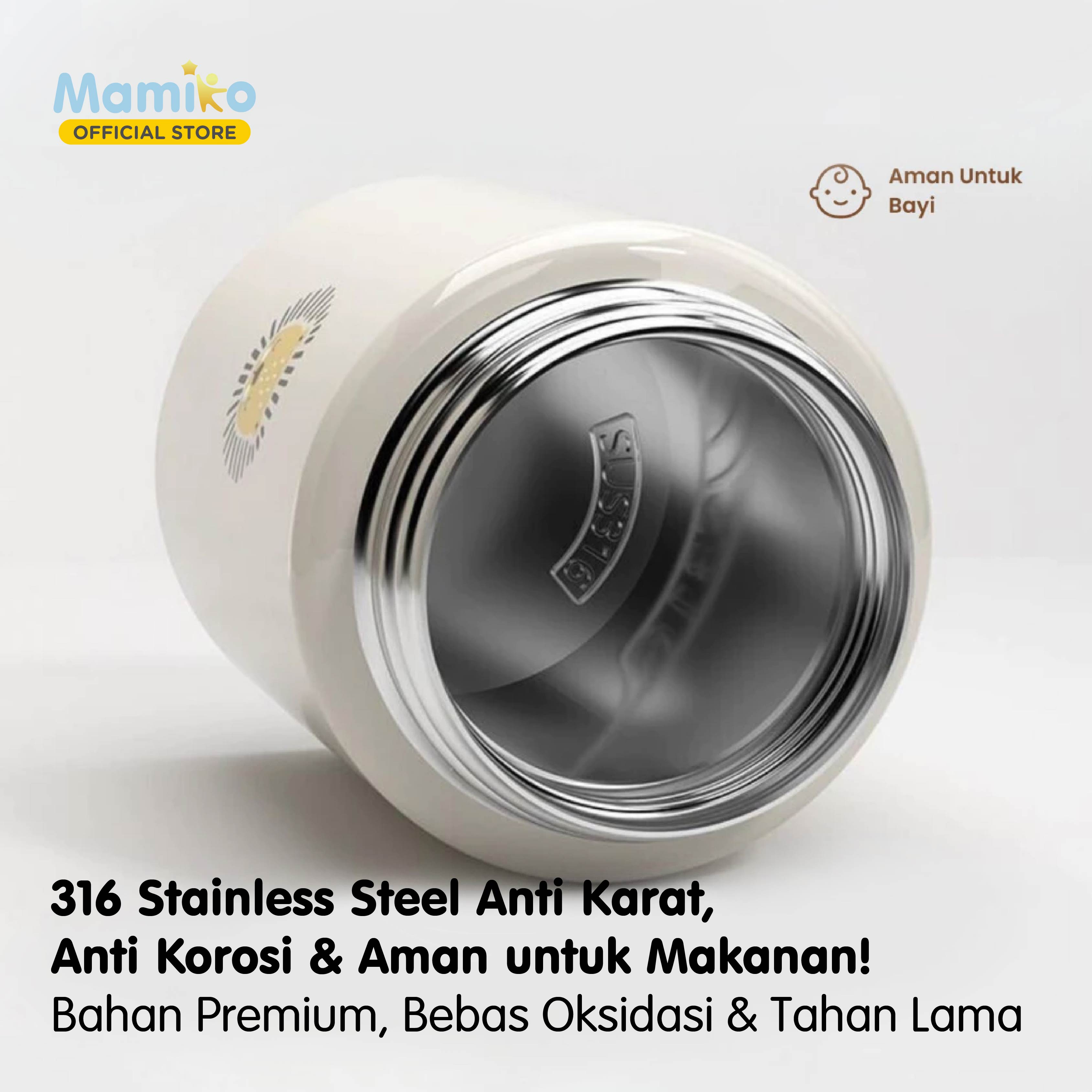 Jual [Termos Tahan Panas 24 Jam] Mamiko Termos Makanan Sup Mpasi Anak ...