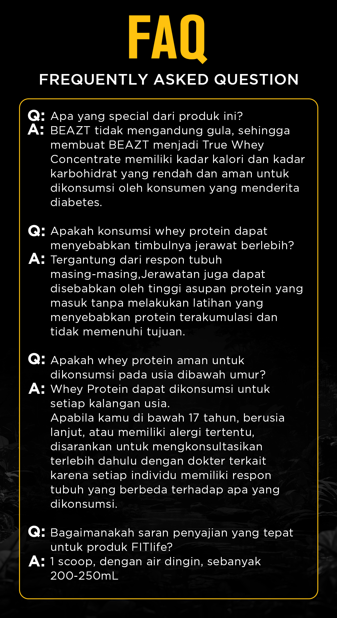 Jual (EXCLUSIVE COLLABORATION) FITlife Beazt 2lbs/900gr - Whey Protein ...