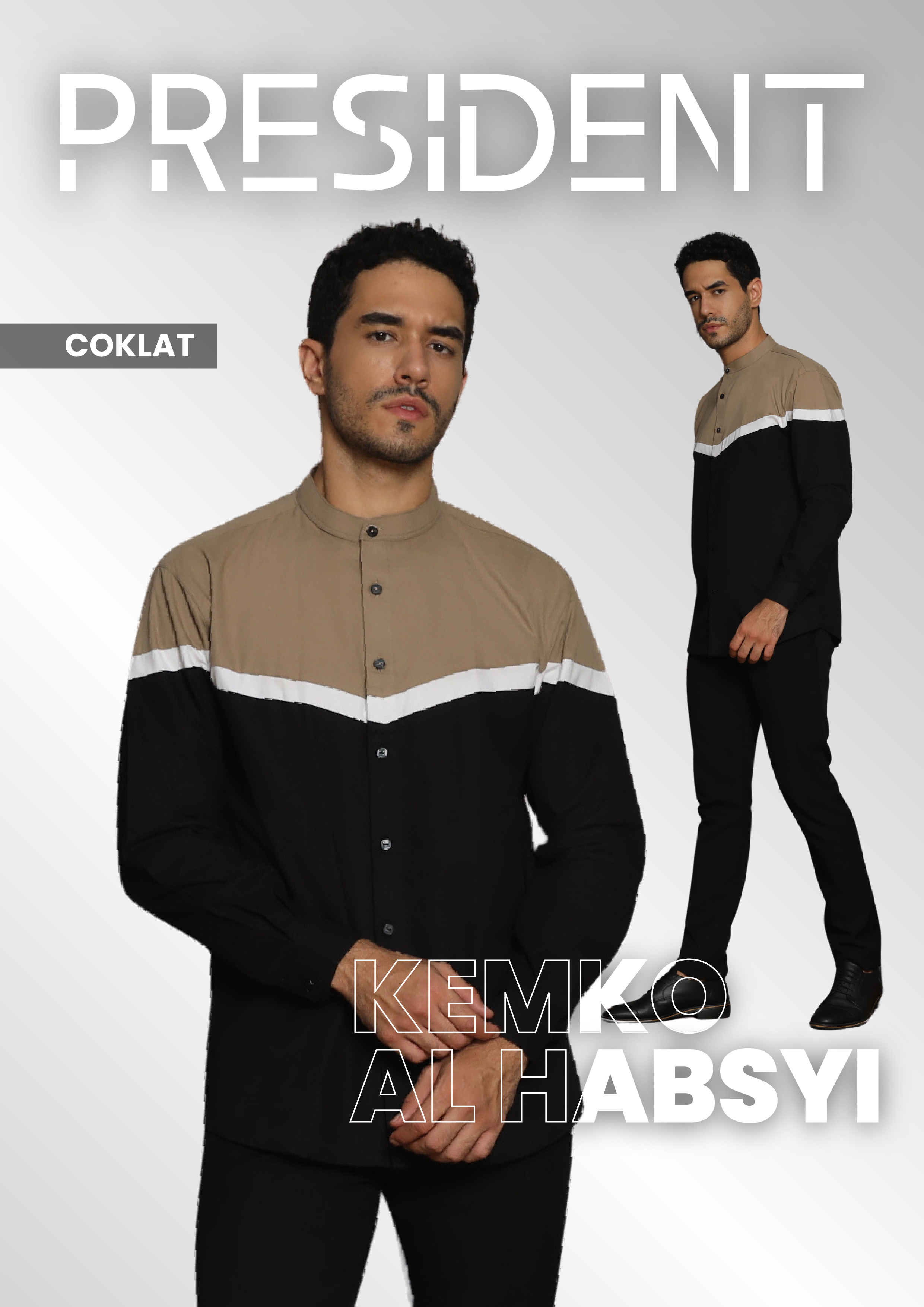 Jual President Executive - Kemko Lengan Panjang Baju Koko Pria Dewasa ...