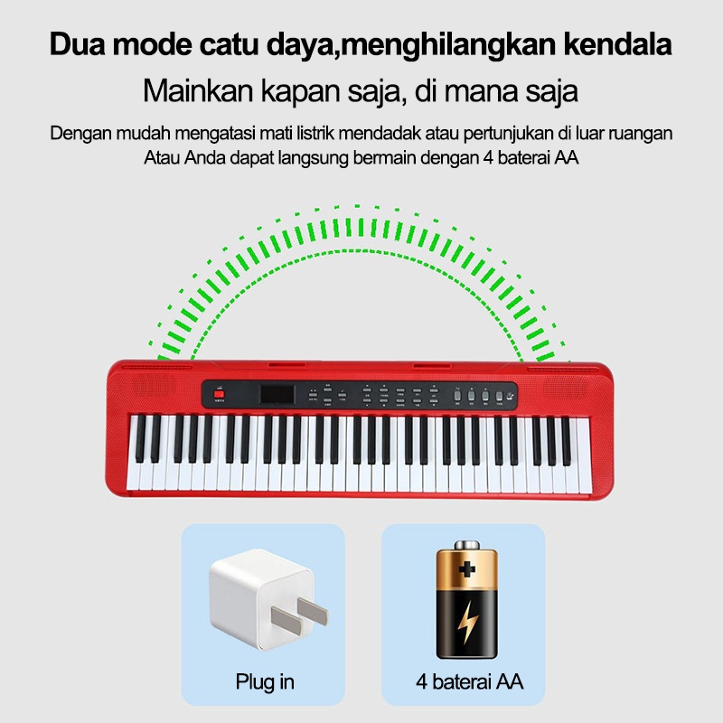 Jual Benston Music - Keyboard elektrik portabel profesional 61 tuts ...