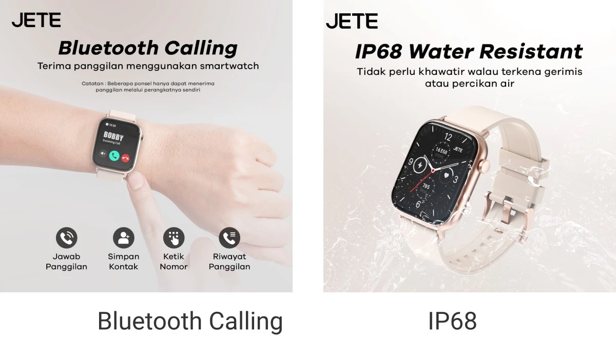 Jual JETE Smartwatch FR13 Jam Tangan 1.85 IPS Screen Display IP68 ...