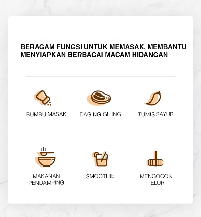 Jual ECOCO Multifunctional Food Processor - Chopper grinder manual ...