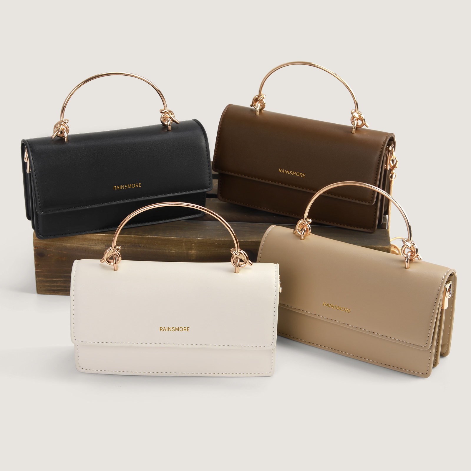 Jual RAINSMORE Tas Selempang Wanita – Kotak Kecil Elegan dengan Tali ...