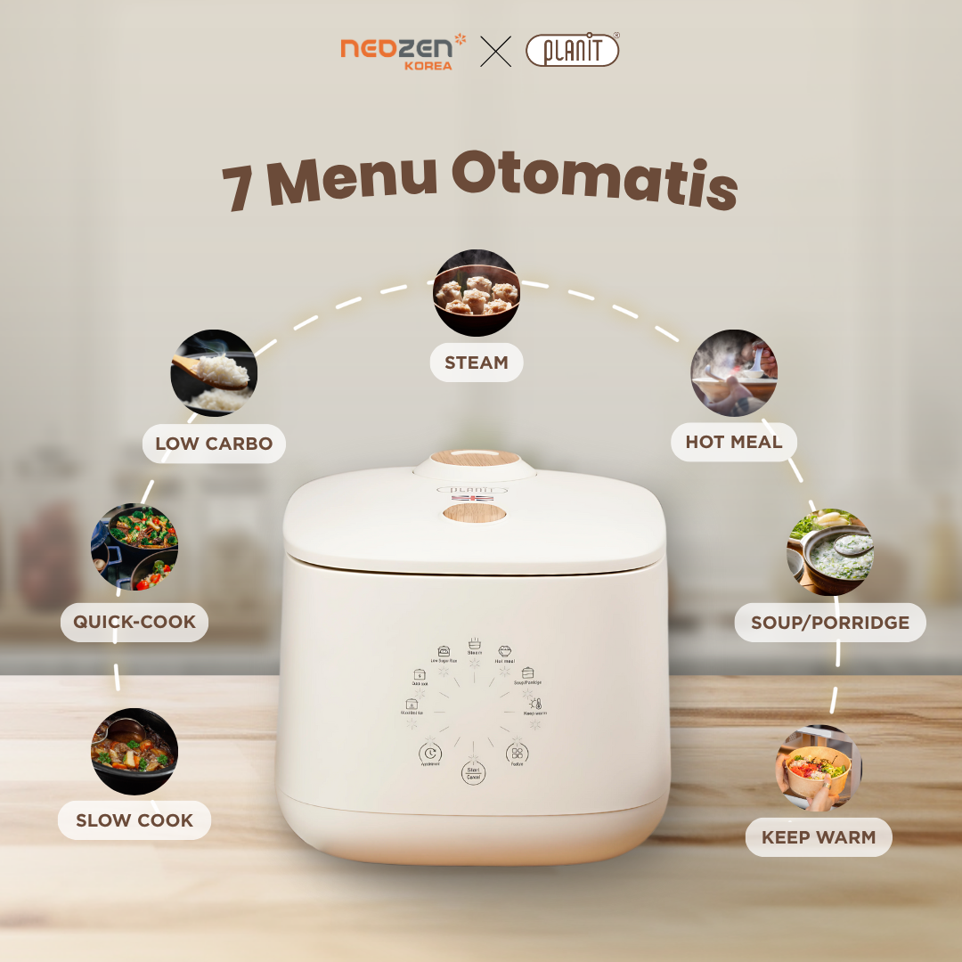 Jual NEOZEN x PLANIT LOW CARBO RICE COOKER MULTIFUNGSI - MULTI COOKER ...