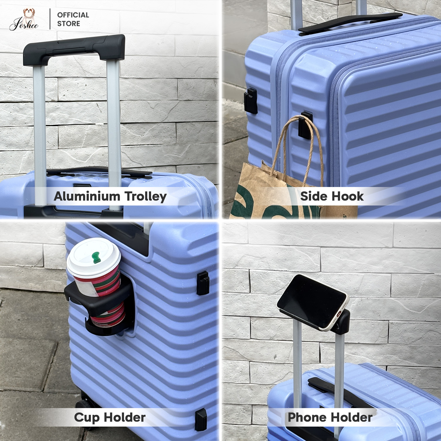 Jual Joshee Koper Prime Series Size 20 24 28 Inch Kabin & Bagasi Front ...