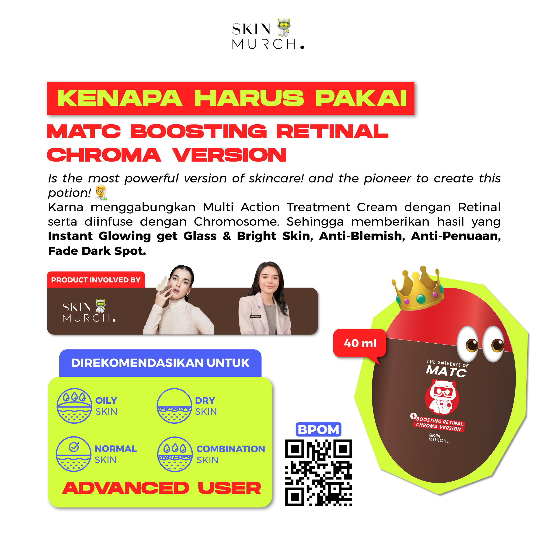 Jual SKINMURCH MATC BOOSTING Retinal Chroma Version - Fast Track Glass ...