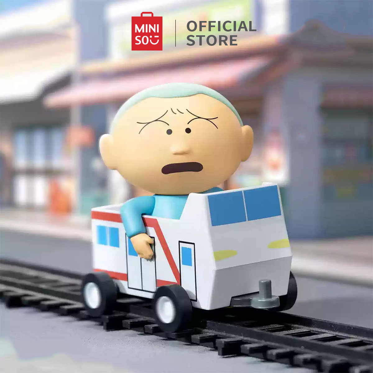 Jual Miniso Kotak Buta Blind Box Crayon Shin-chan Train Squad | Shopee ...