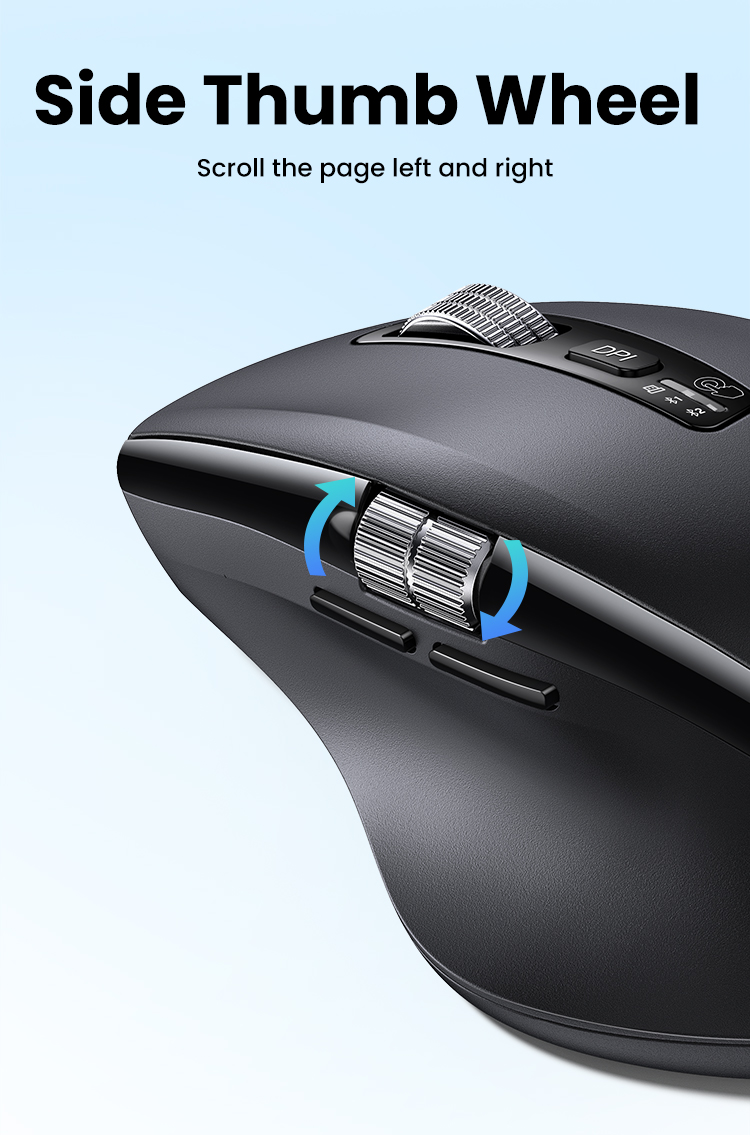 Jual UGREEN Mouse Gaming Wireless Bluetooth 2-in-1 High-Speed Scroll ...