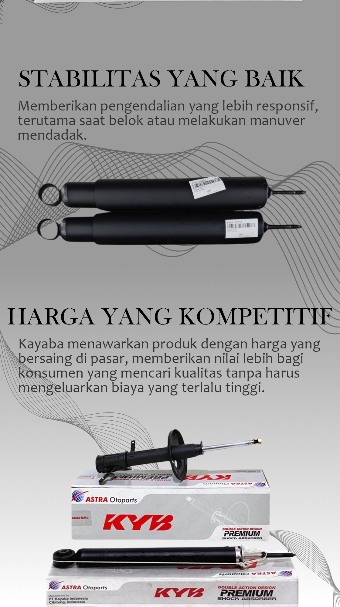 Jual Kayaba / KYB Premium Shockbreaker Mobil Toyota Avanza 2004 / 2011 - Bagian Depan | Shopee ...