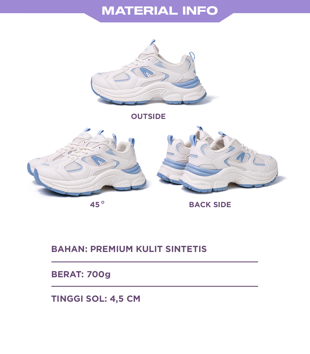 Jual KRONIKEL Giselle Sepatu Sneakers Wanita Kets Kasual Sport Shoes ...