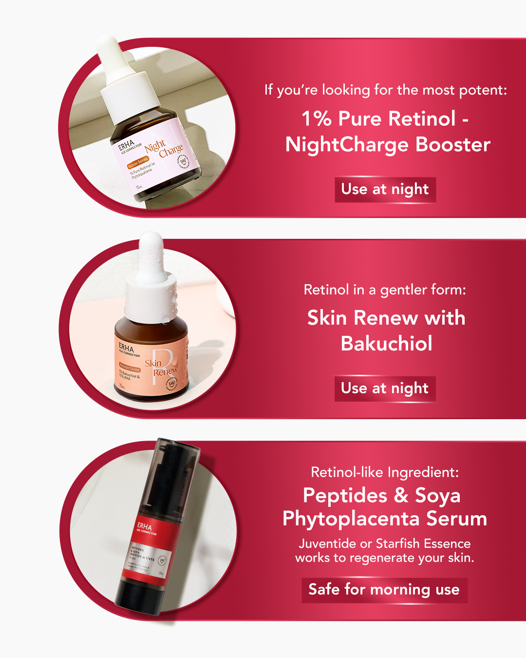 Jual ERHA Age Corrector Serum Peptides & Soya Phytoplacenta for Well ...