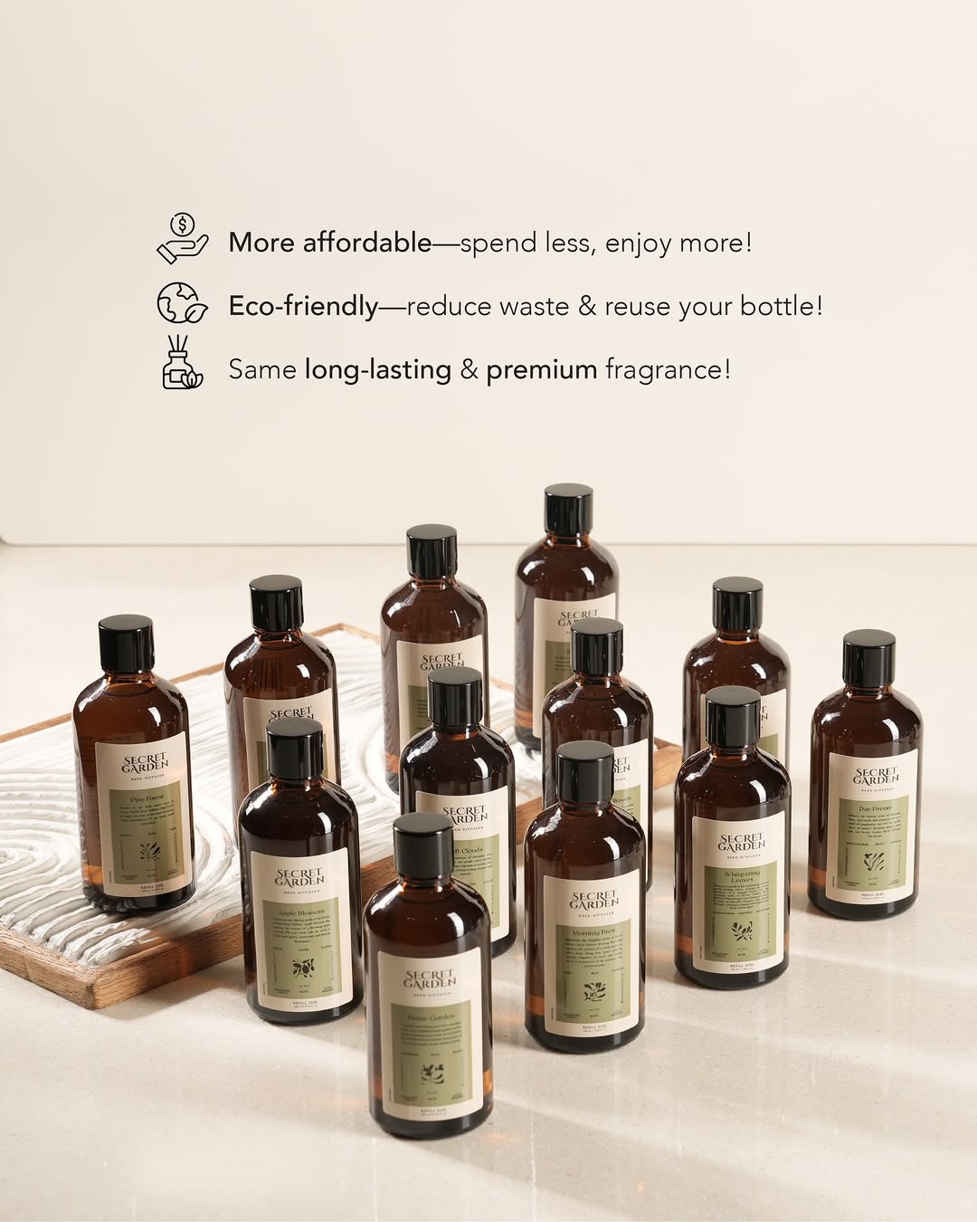 Jual [NEW] Secret Garden - Aroma Reed Diffuser Refill 100ml | Isi Ulang ...