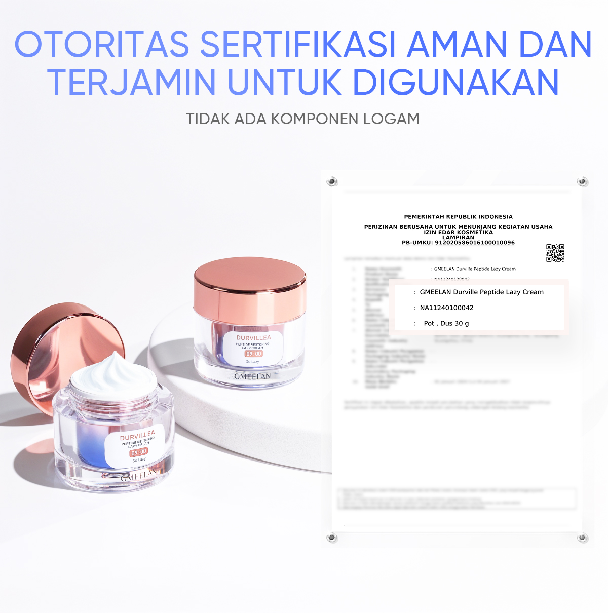 Jual GMEELAN Mencerahkan Kulit Durvillea Polypeptide Pemulihan Krim ...