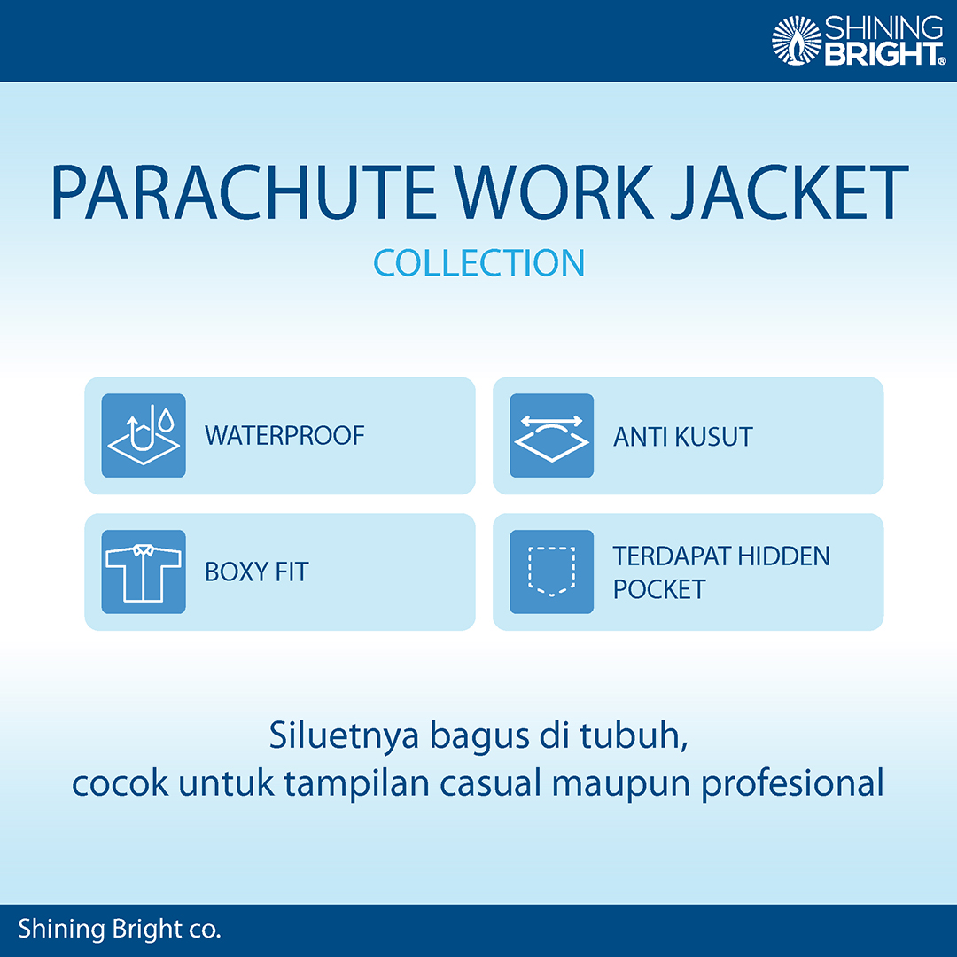 Jual Shining Bright Matrix SBCO Work Jacket - Biru Navy | Shopee Indonesia