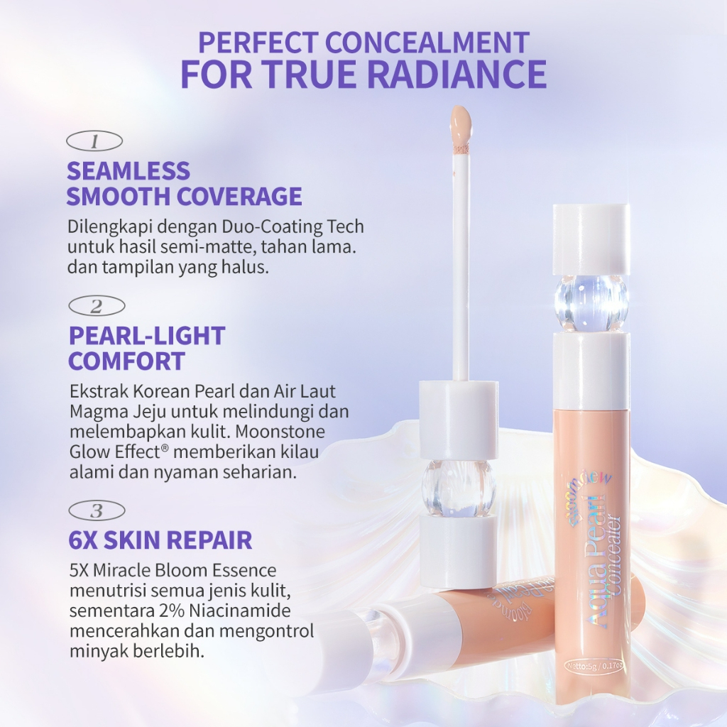 Jual BNB Barenbliss Bloomdew Aqua Pearl Concealer 5gr | Shopee Indonesia