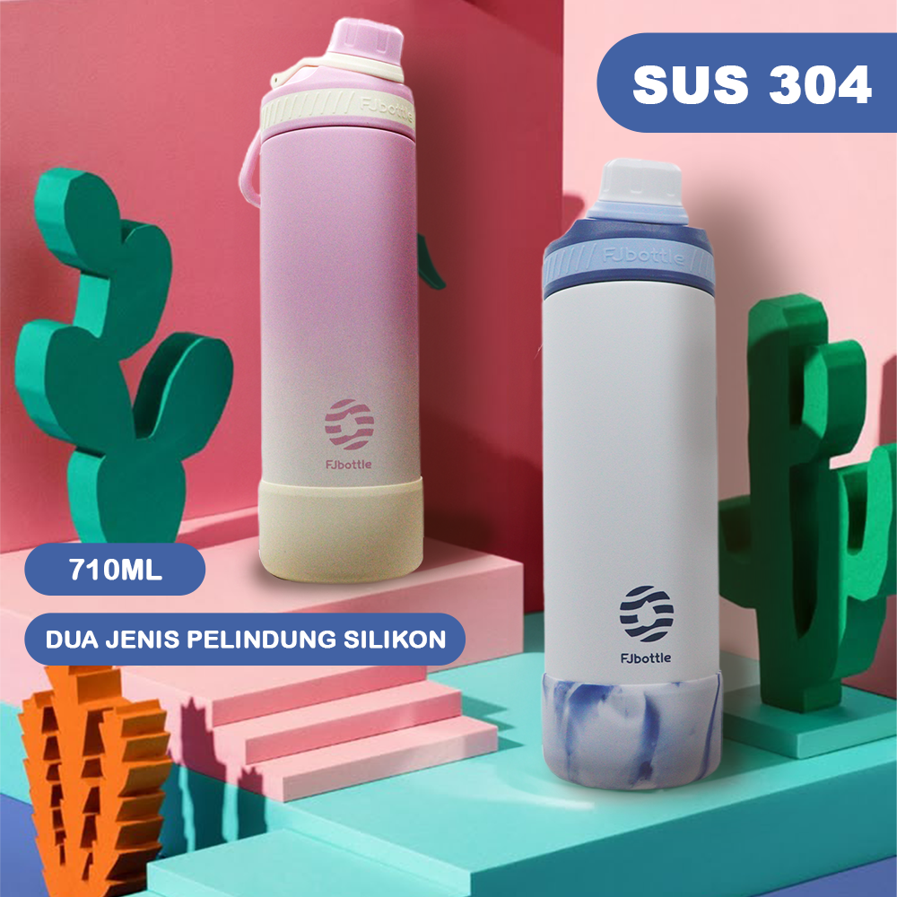 Jual FJBottle - Botol Minum Tumbler Olahraga Flowy Gradasi 710ml BPA FREE SUS 304 Tahan Dingin ...