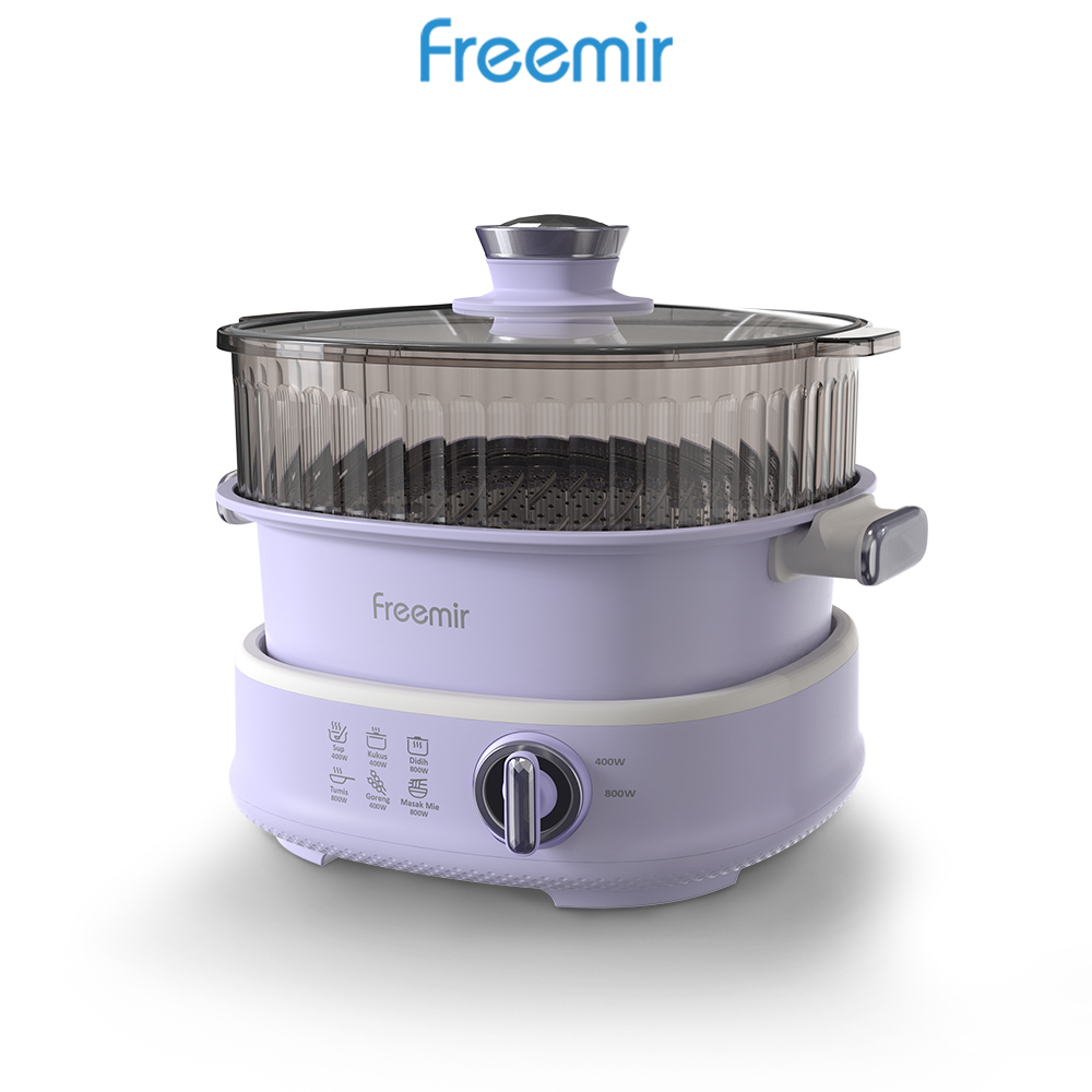 Jual freemir Panci Kukus Listrik Low Watt Portable Cooker Multifungsi ...