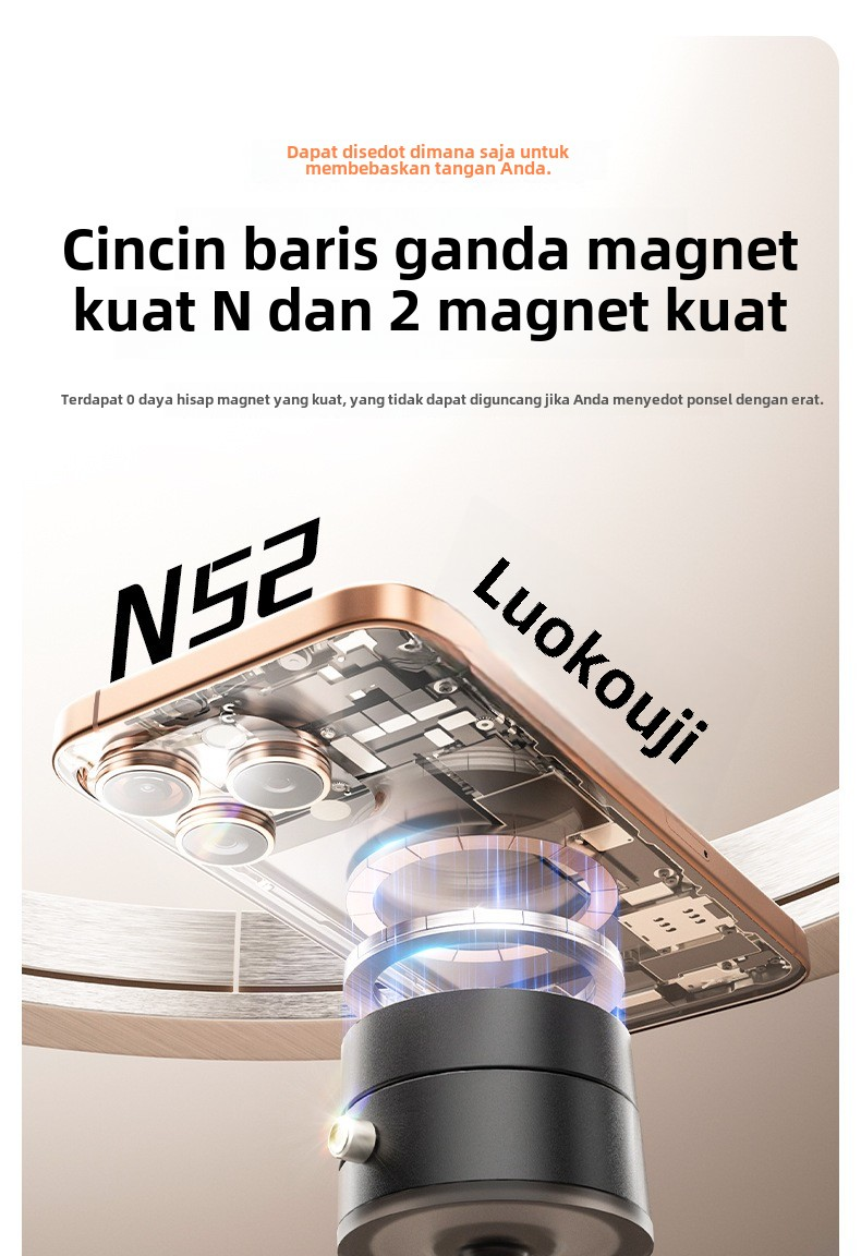 Jual GUKOO DUDUKAN MAGNET HP | PHONE HOLDER TEMPEL 1 DETIK + PUTAR 360 ...
