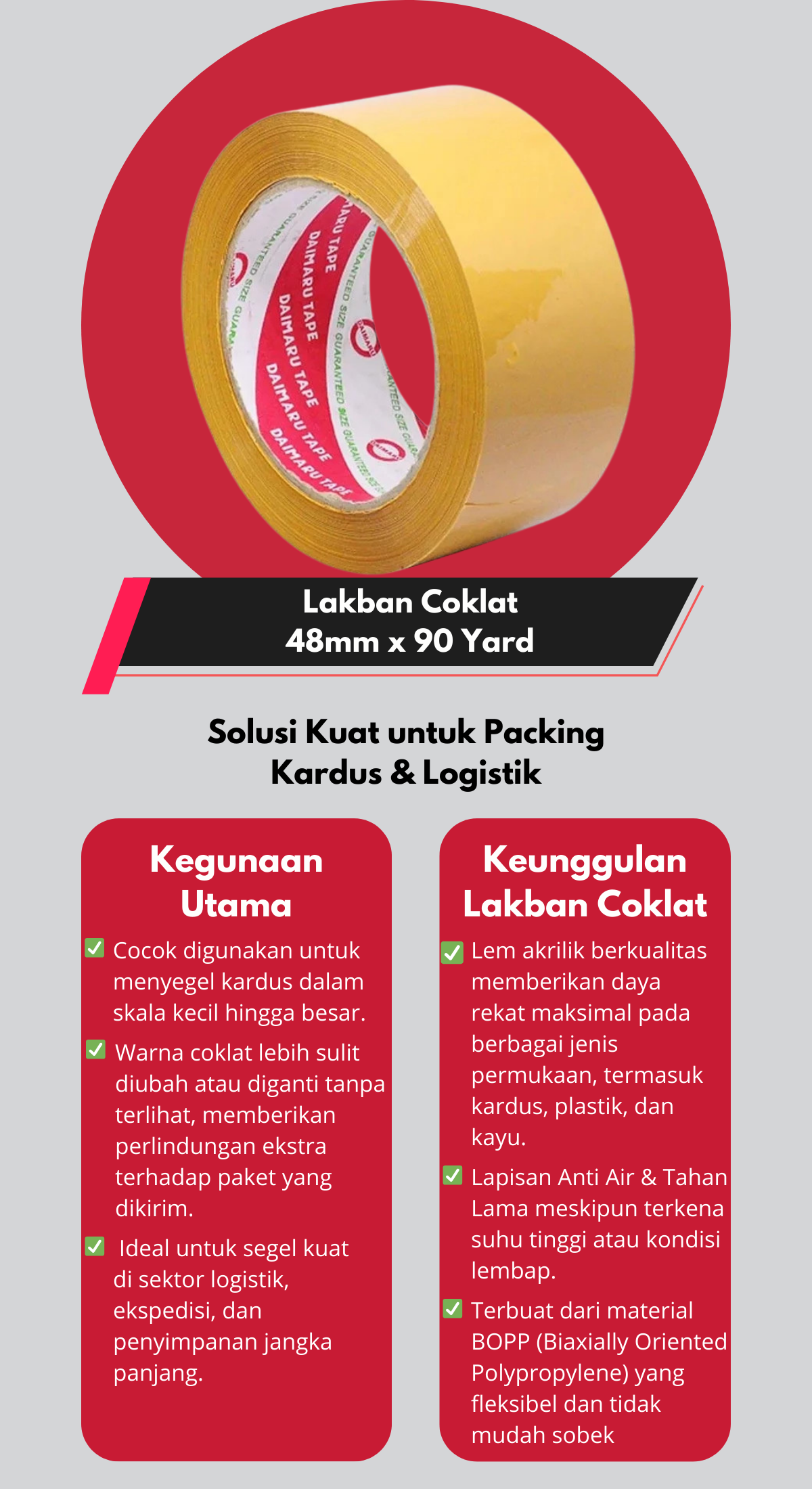 Jual Daimaru Tape Lakban Bening 48 mm x 90 Yard 2 inch - 4 Pcs OPP / Solasi | Shopee Indonesia