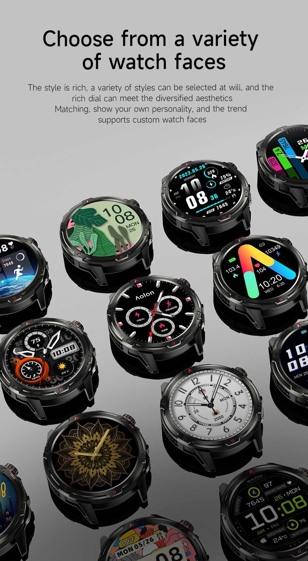 Jual Aolon Tetra R4 Amoled Smartwatch Original AOD Running Pace Strava ...