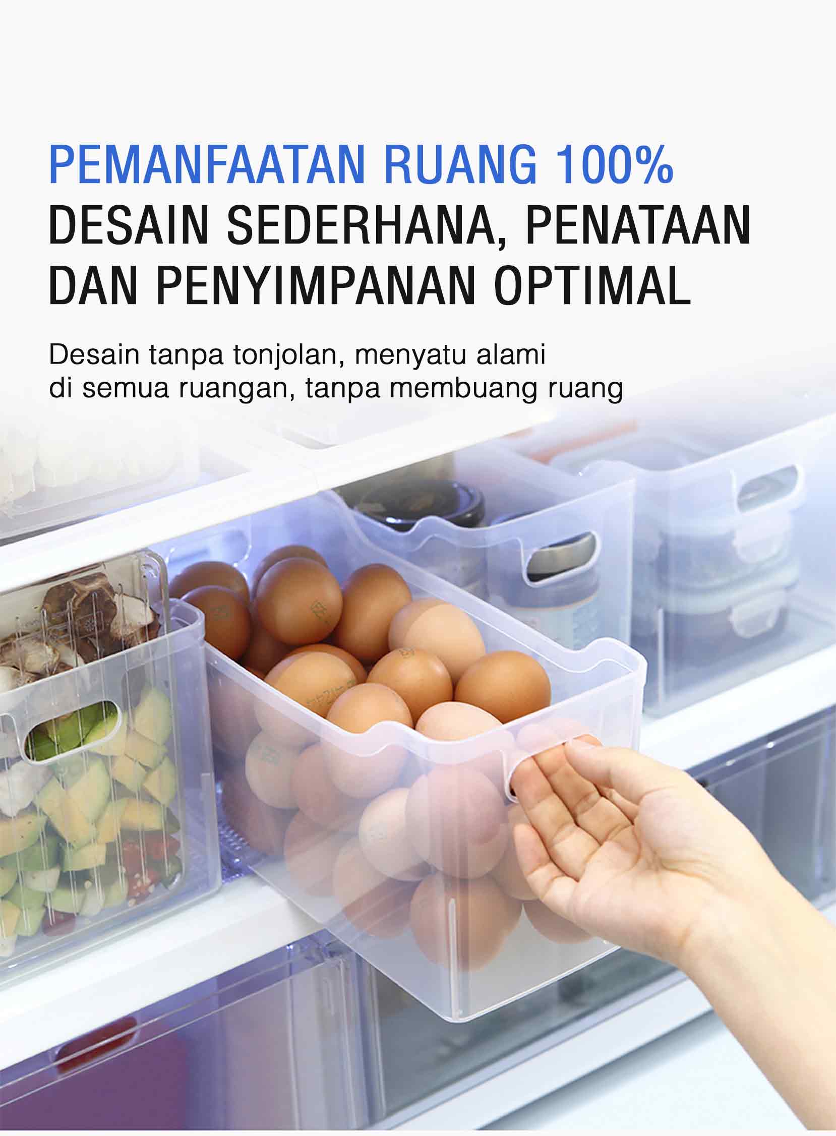 Jual Food Container Half Tray - Food Container Organizer keranjang ...