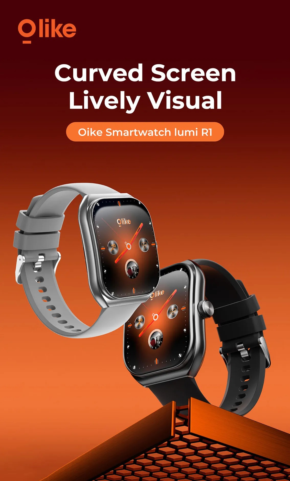 Jual Jam Tangan Pria Olike Lumi R1 Bluetooth Calling IP68 Smartwatch ...