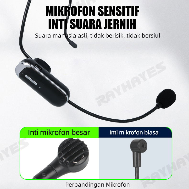 Jual RAYHAYES Mic Wireless Kerah Untuk Pengajaran Profesional Mikrofon ...