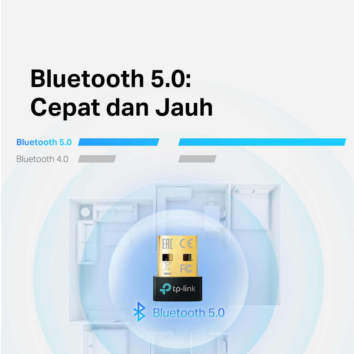 Jual TP-Link UB500 | Bluetooth 5.3 Nano USB Adapter| Bluetooth Dongle ...