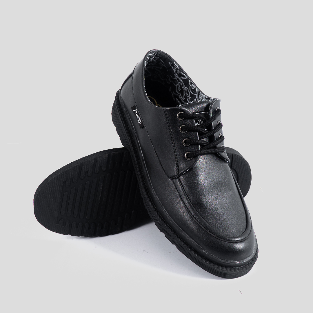 Jual Prodigo * Sepatu Pria Natuna Full Black | Sepatu Formal | Casual ...