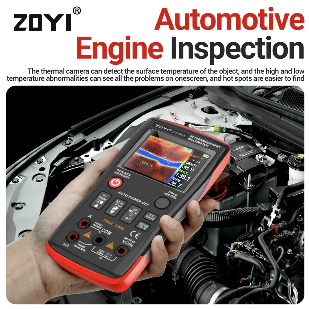 Jual ZOYI ZT-R01 2in1 Infrared Thermal Imager Digital Multimeter 25000 ...