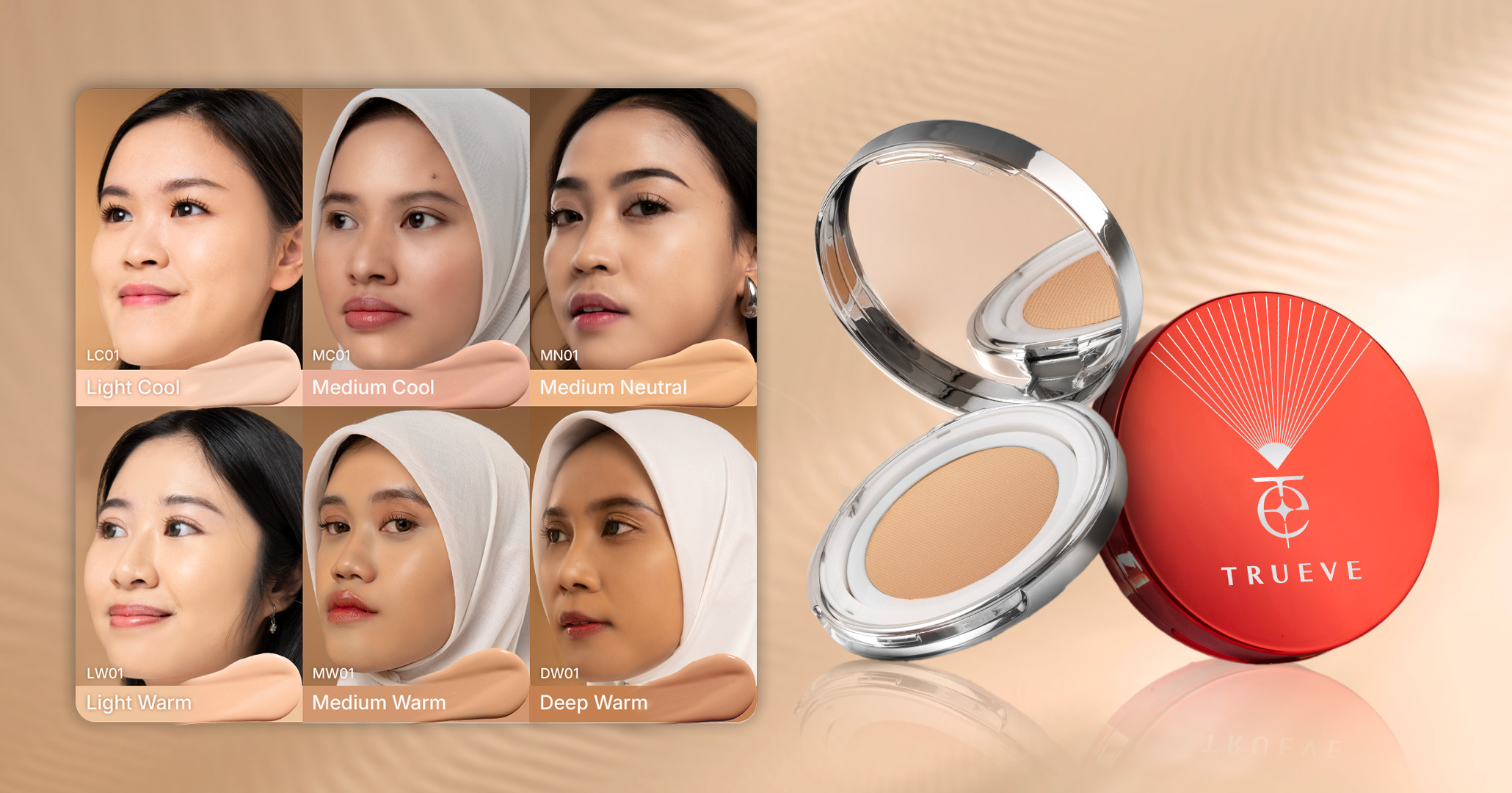 Jual TRUEVE Radiant Hi-Cover Mesh Cushion - High Coverage Tahan Lama ...