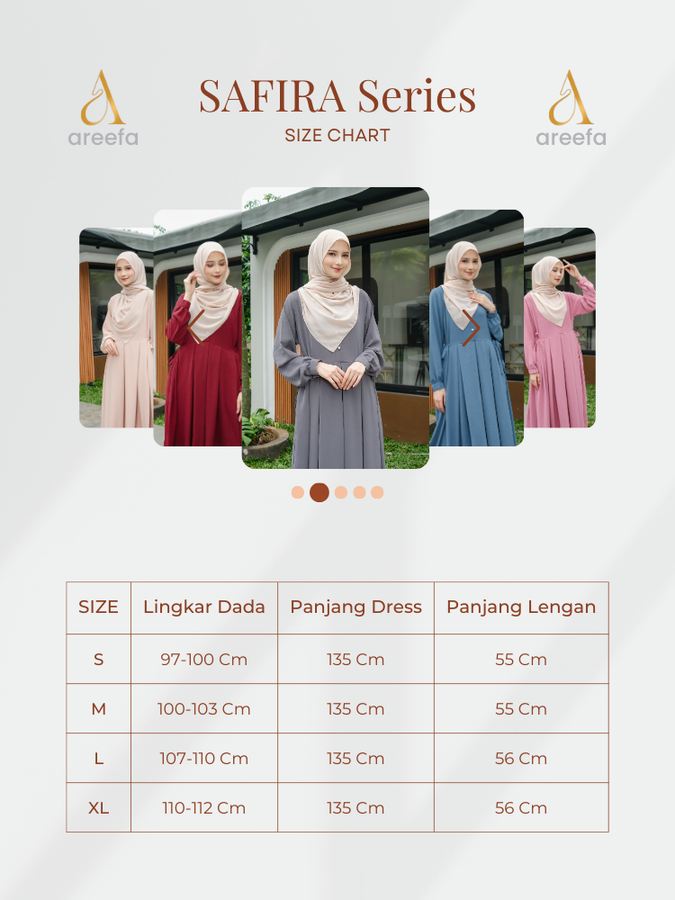 Jual Areefa - Safira Dress Gamis Wanita Remaja Terbaru Kekinian Pesta ...