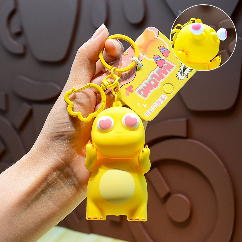 Jual PIKYO Nailong Dino Kuning Gantungan Keychain/Nailong Yellow Dino ...