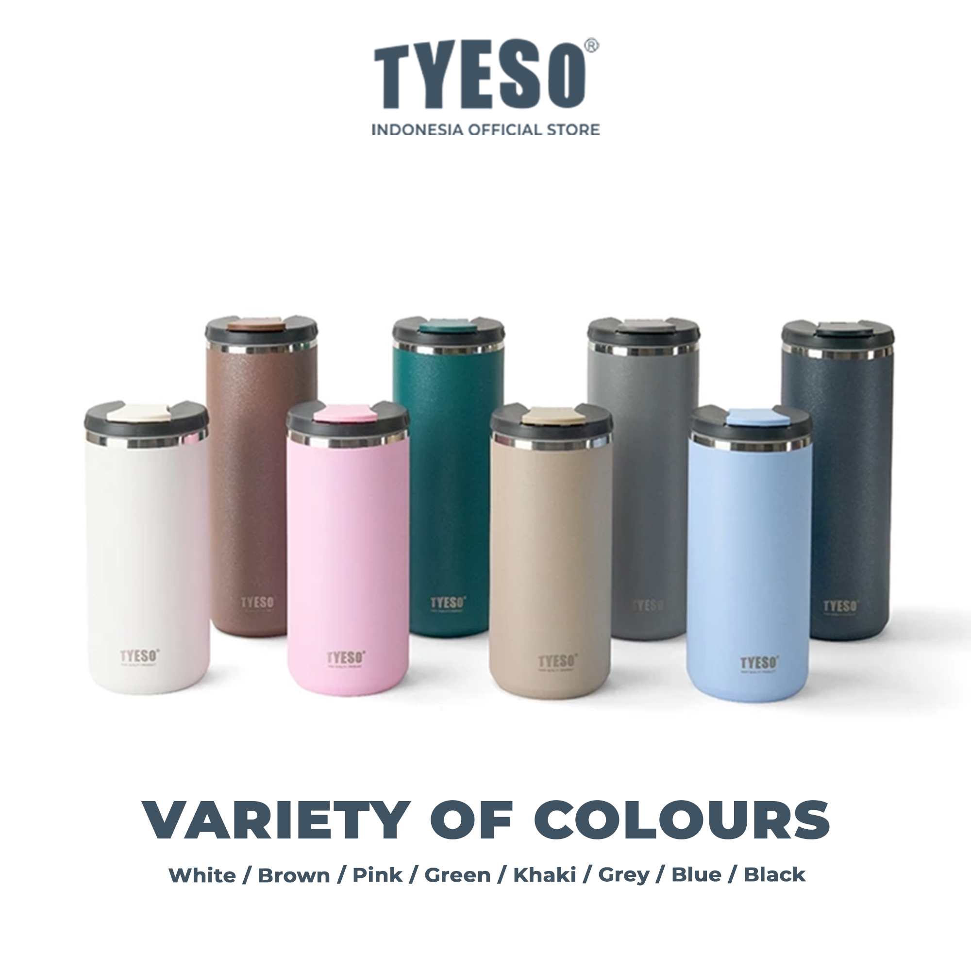 Jual Tyeso Tumbler Botol Minum 750ml Thermos Cup Portable Stainless Steel BPA FREE 25 Oz TS ...