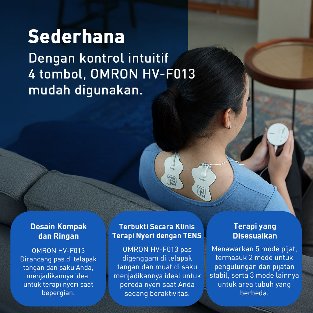 Jual Omron Alat Pijat Elektronik HV-F013 Pulse Massager | Shopee Indonesia