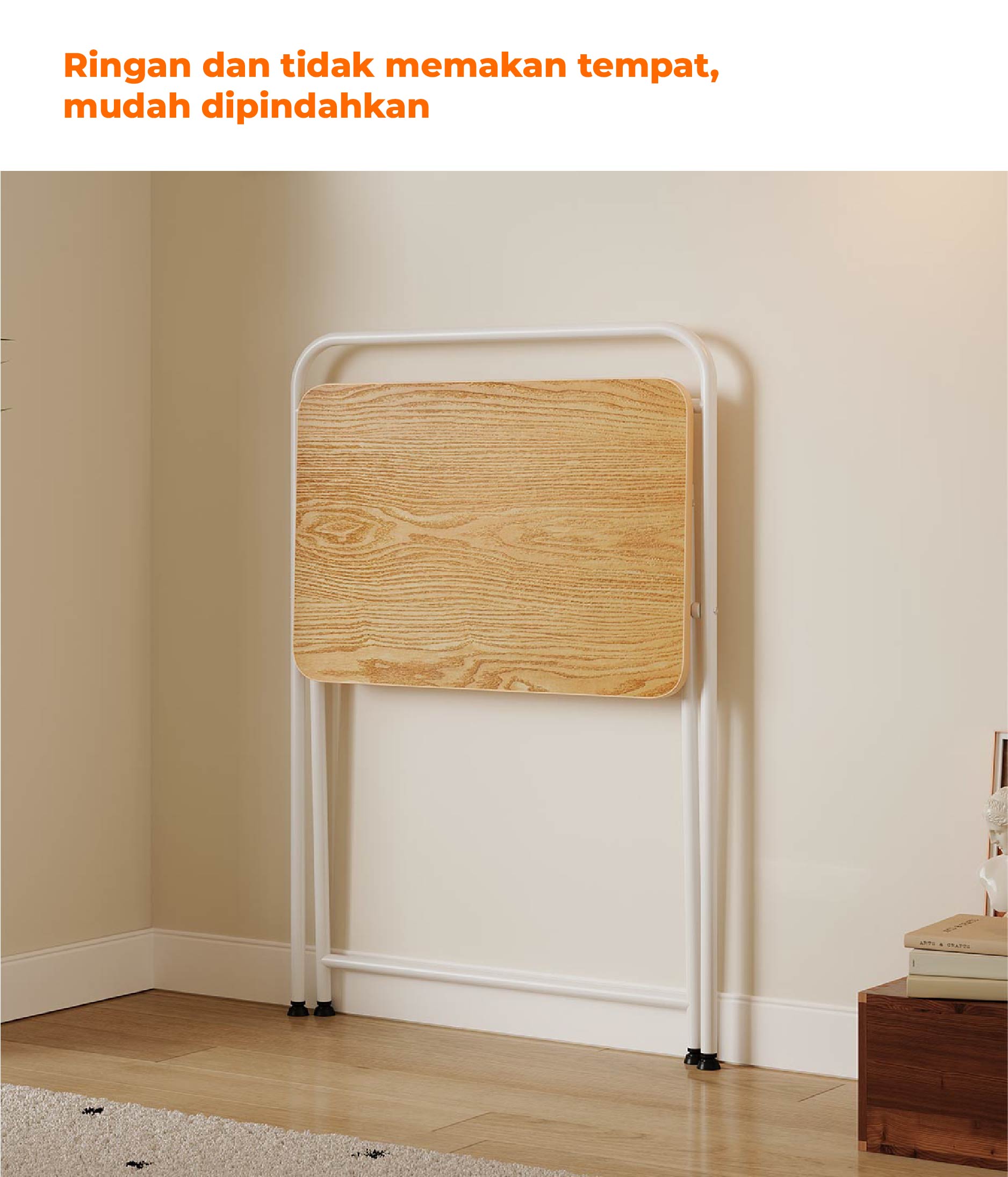 Jual Homedoki Meja Lipat Portable/Meja Belajar Lipat/ Meja Kerja/Meja Kantor/ Meja Laptop ...