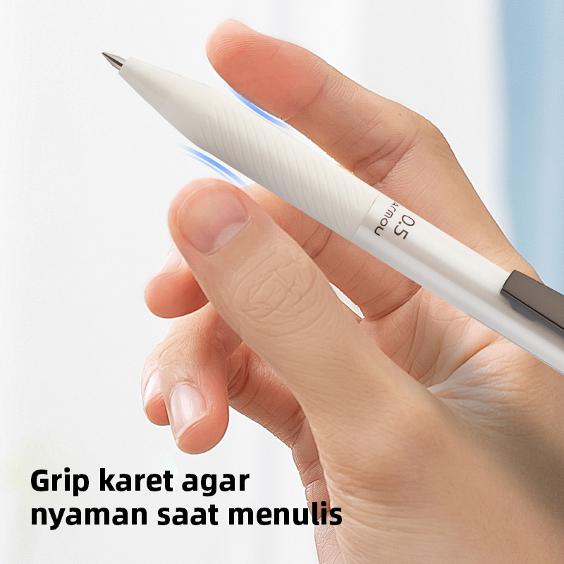 Jual Deli Office Gel Pen 0.5 mm Pulpen Retractable Pen Cetek Tinta ...