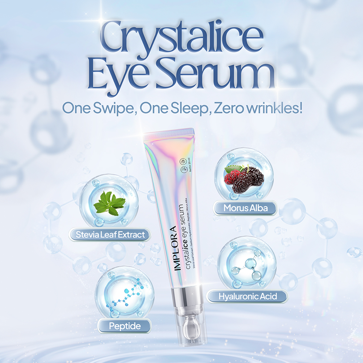 Jual Implora Crystalice Eye Serum | Mengurangi mata panda | Mencerahkan ...