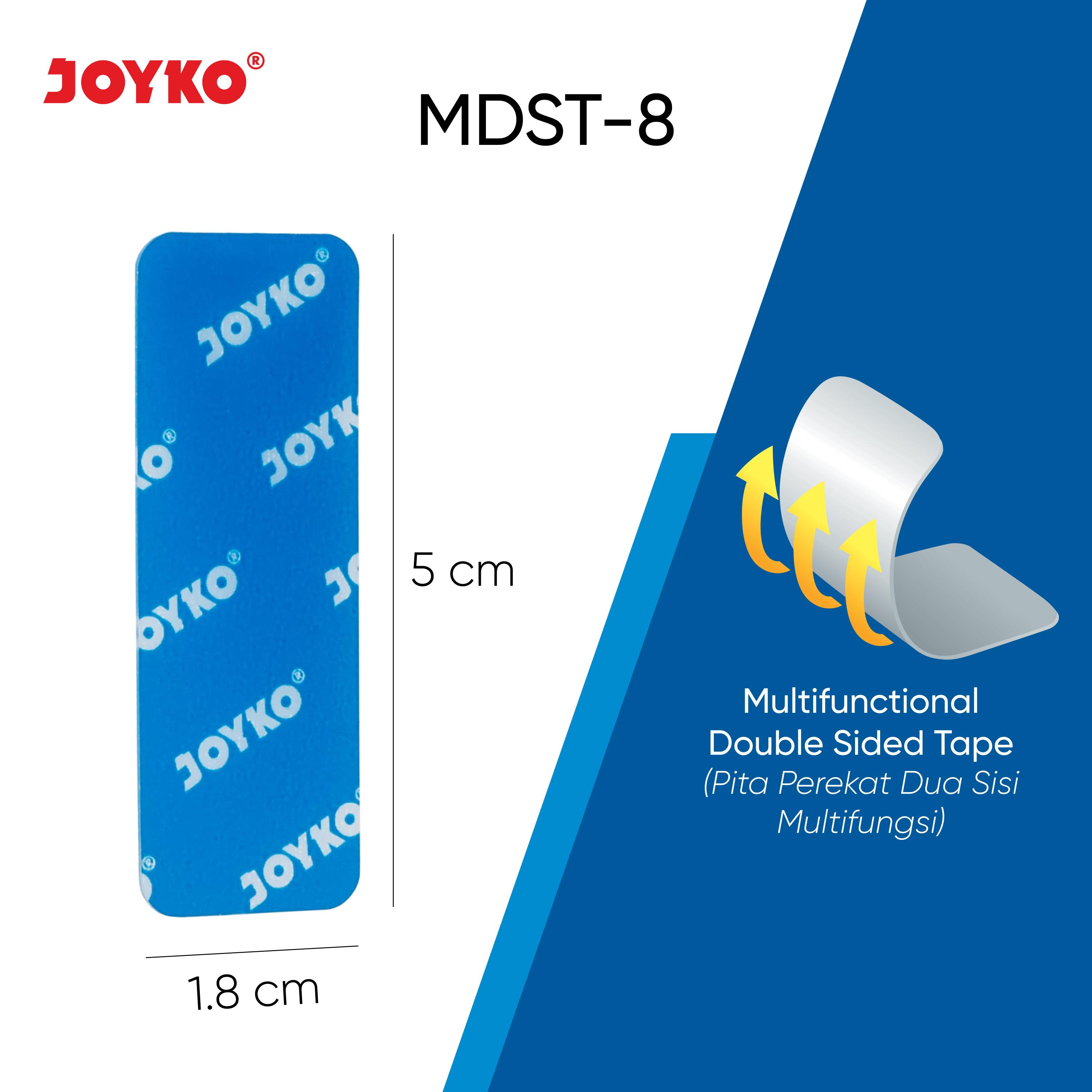 Jual JOYKO Multifunctional Double Sided Tape Pita Perekat Dua Sisi MDST-8 | Shopee Indonesia