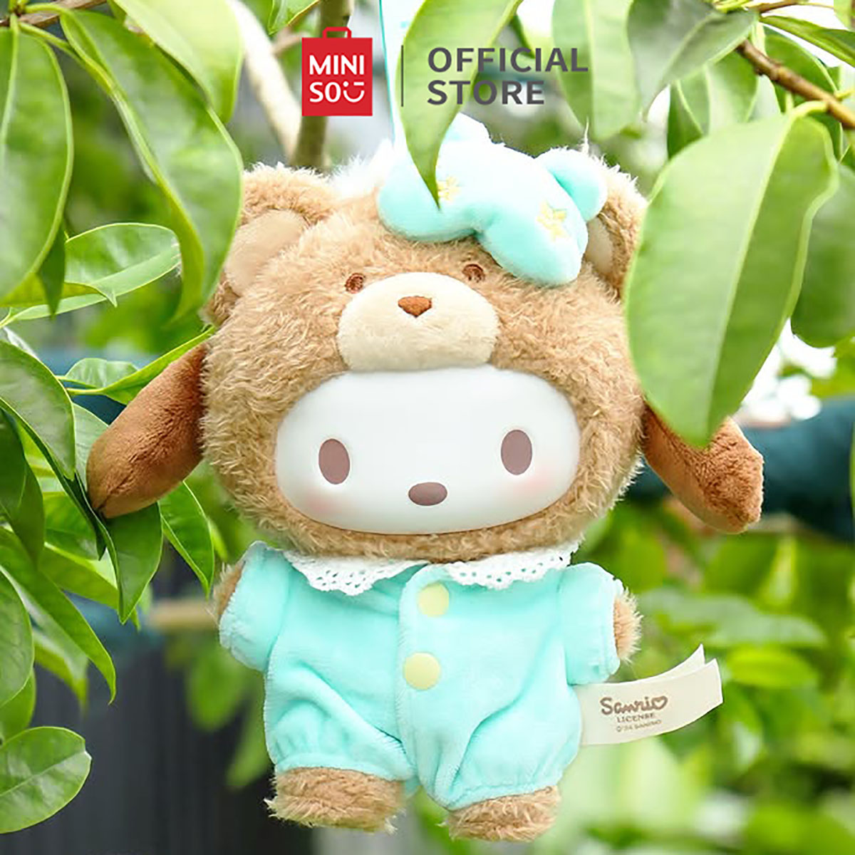 Jual Miniso X Sanrio Karakter Latte Baby Gantungan Tas Vinyl Face Plush ...