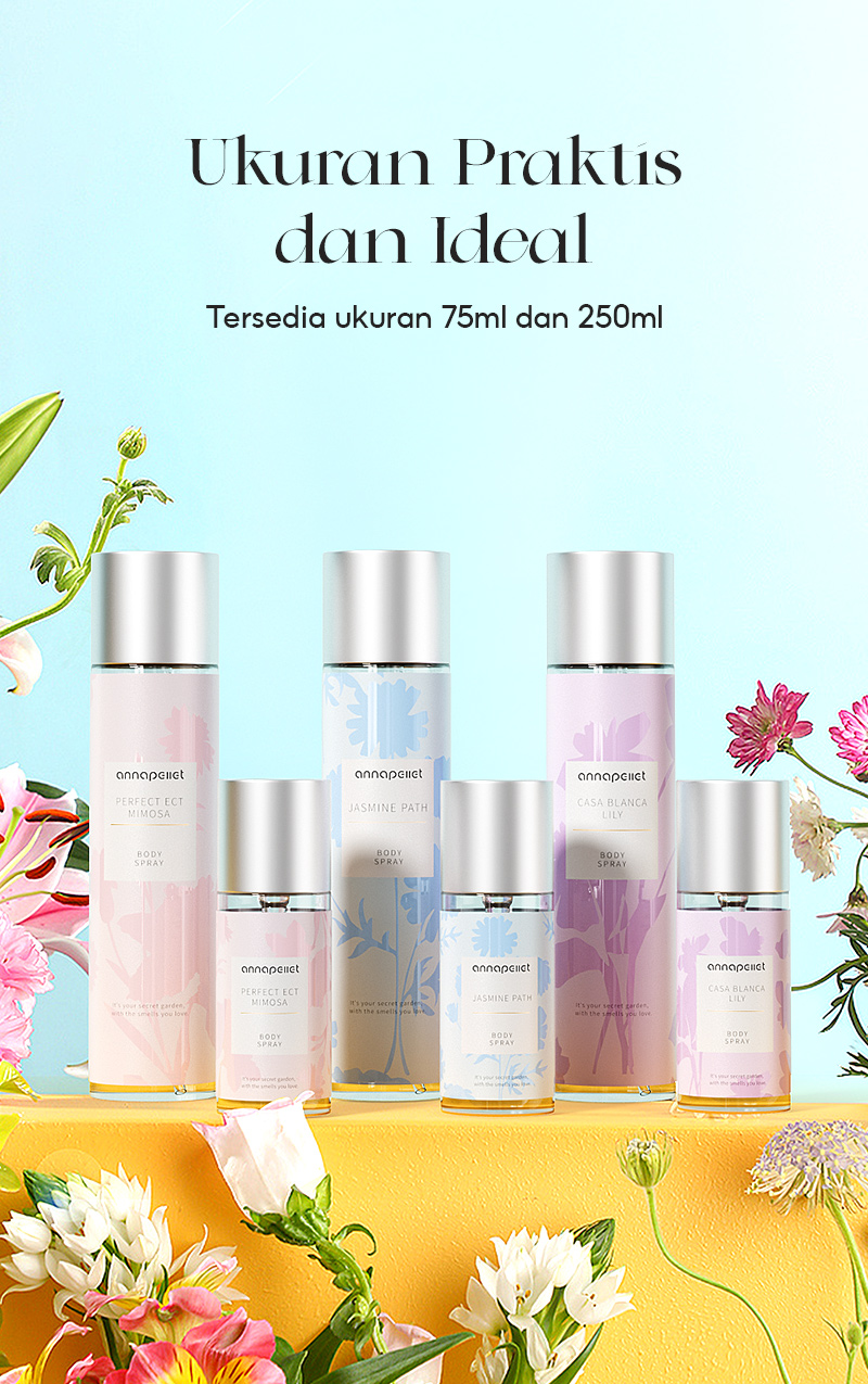 Jual OHSOME-Annapellet/ Scent-viva Body Spray/Spray Tubuh/Body Mist/Aroma Segar 75ml/250ml ...