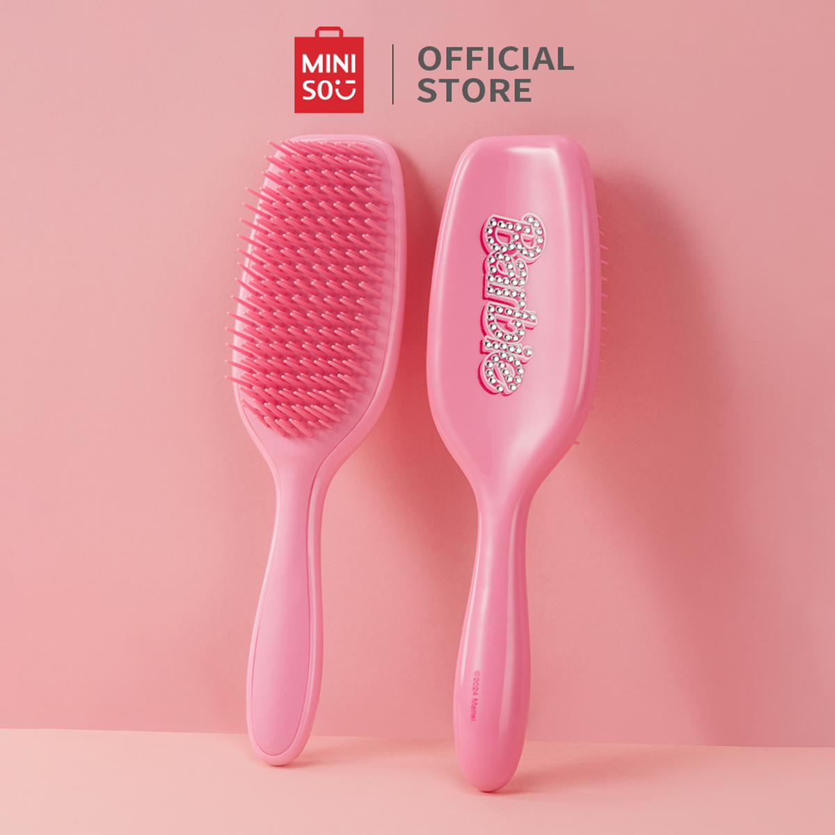 Jual Miniso x Barbie Pink Collection Sikat Sisir Comb Pelepas Kusut ...