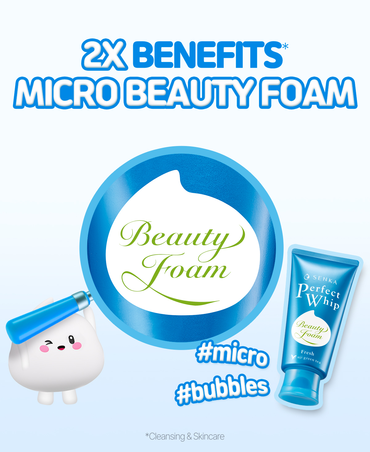 Jual [TWINPACK] SENKA Perfect Whip Fresh Anti Shine Facial Foam From ...