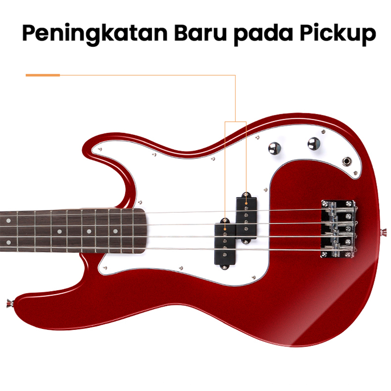Jual Benston Music-Bass Listrik / Bass Listrik Empat Senar / Set Pemula ...